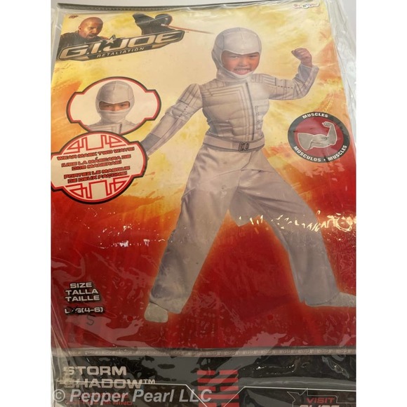 Costumes | Storm Shadow Costume Gi Joe Ninja Child Jumpsuit Muscle ...